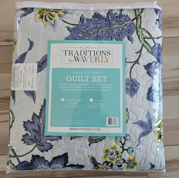 Waverly | Bedding | Waverly Traditions Maldives 3 Piecequilted Pattern ...